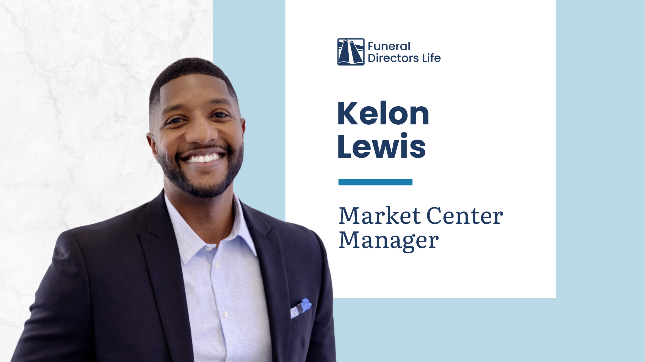 Funeral Directors Life Names Kelon Lewis as Market Center Manager